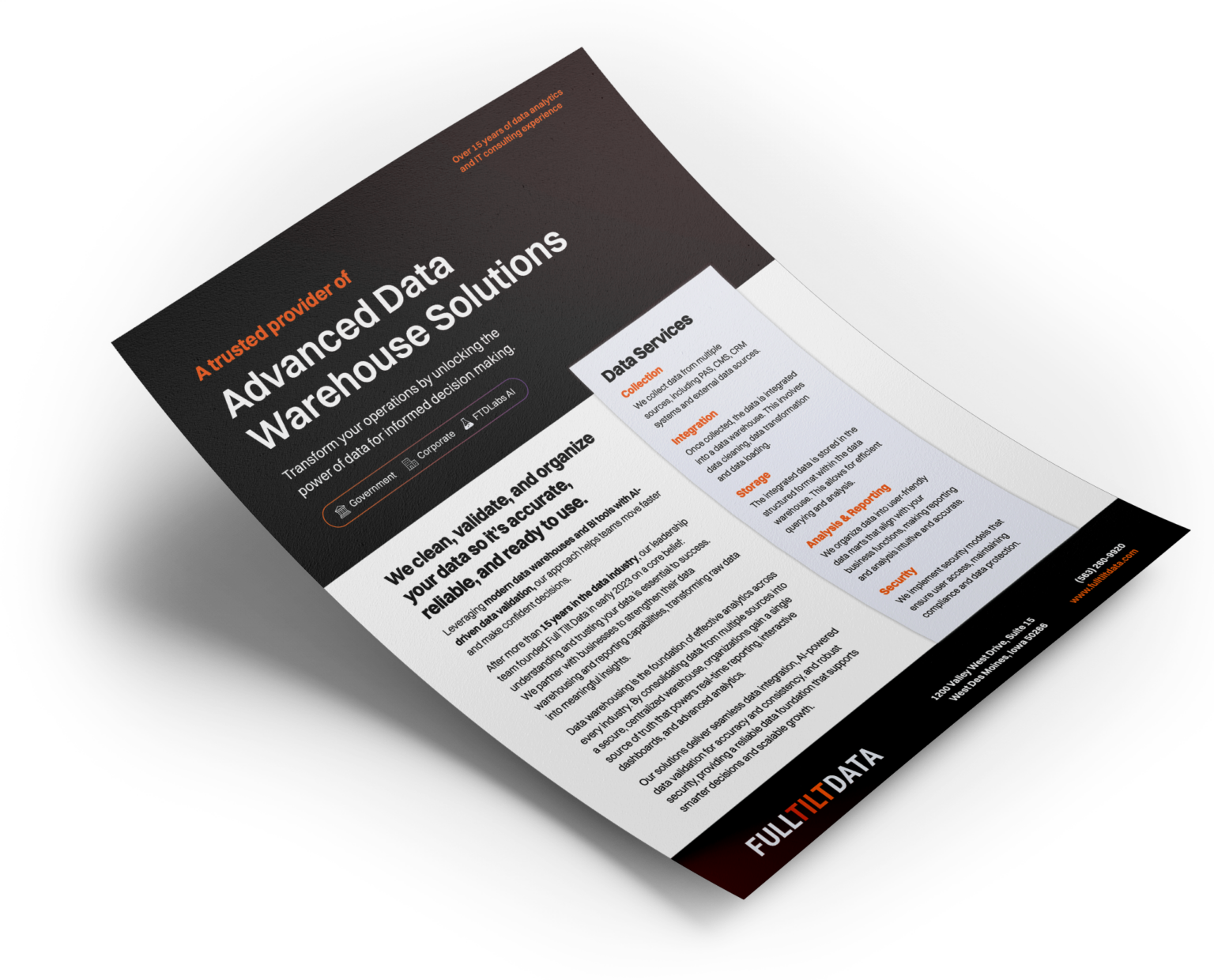 Data Visualization & BI Dashboards - Full Tilt Data